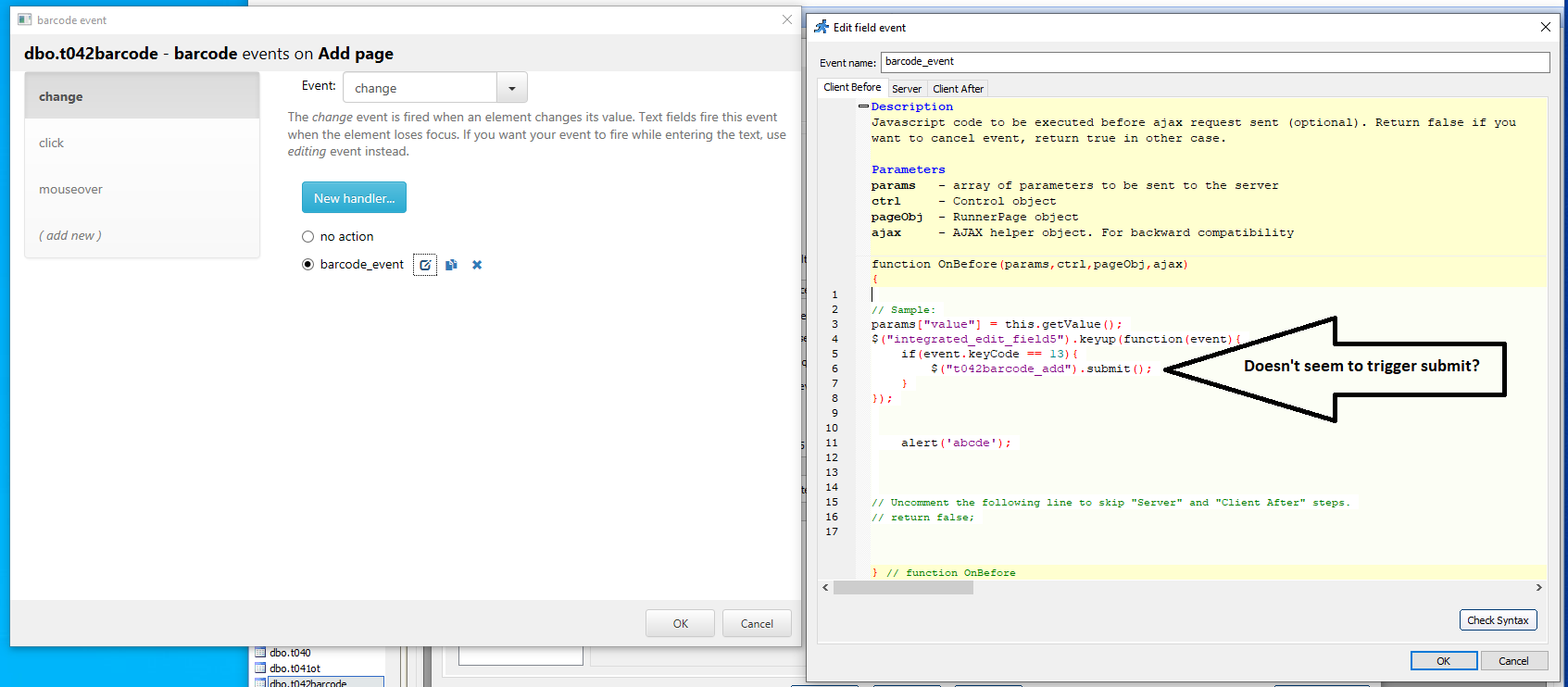 [SOLVED] Help with : Add the code that will submit a form on Enter